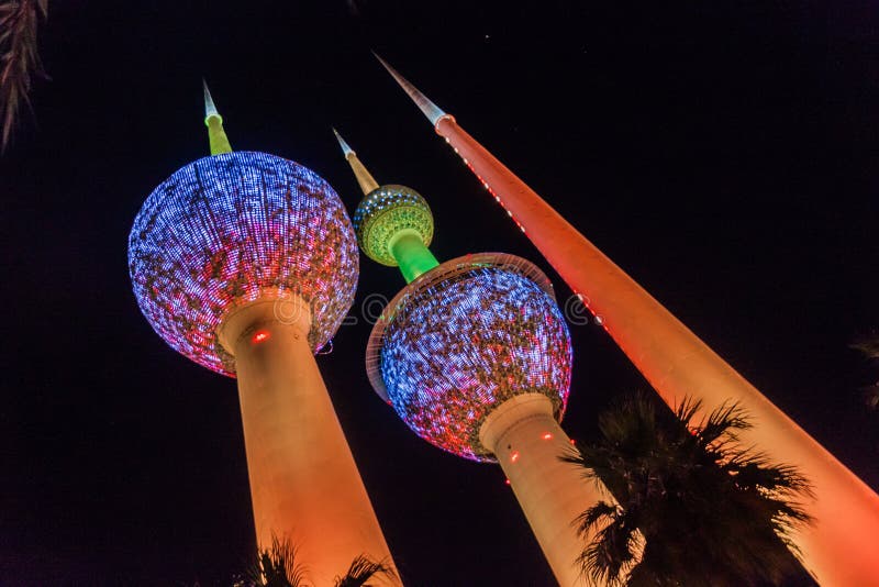 Architectural Icons of the Kuwait City Stock Image - Image of ...