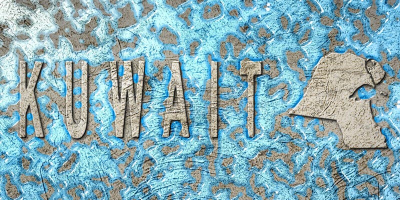 Kuwait Water Management Concept Stock Illustration - Illustration of ...