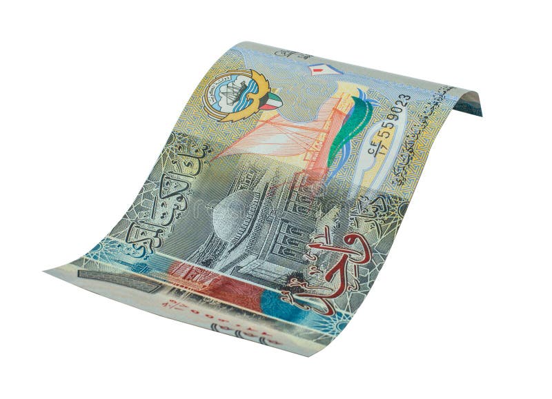 A Kuwaiti Dinar with a Saudi Arabian Riyal Note Close Up Stock Photo ...