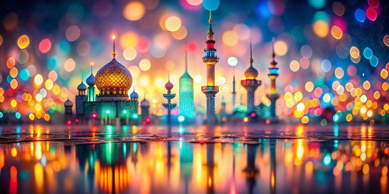 Kuwaits Modern Abstract Art Exploring Geometric Patterns and Bokeh ...