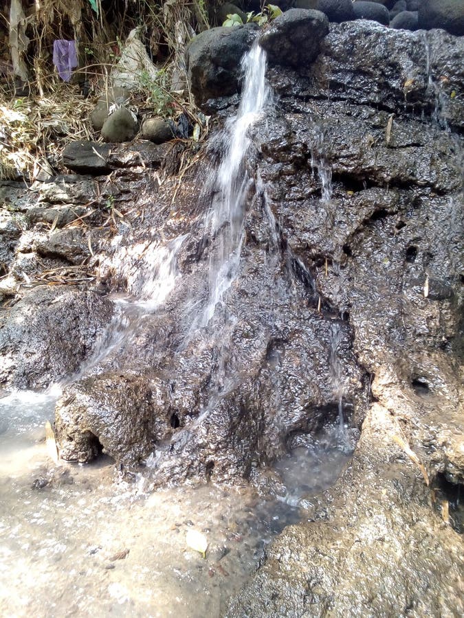 Kuwon Village River Waterfall View Stock Photo - Image of view, village ...