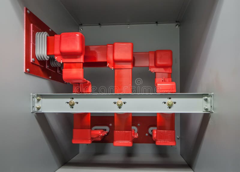 Insulation Bushing of Copper Bus Stock Image - Image of insulation ...