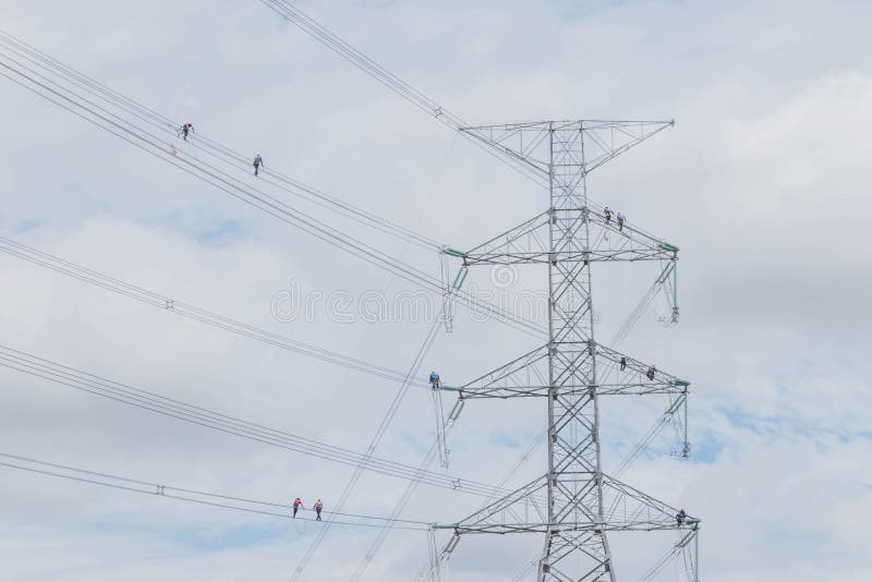 The 500Kv High Voltage Tower, Electric Wire Pole Pattern, the Beautiful ...