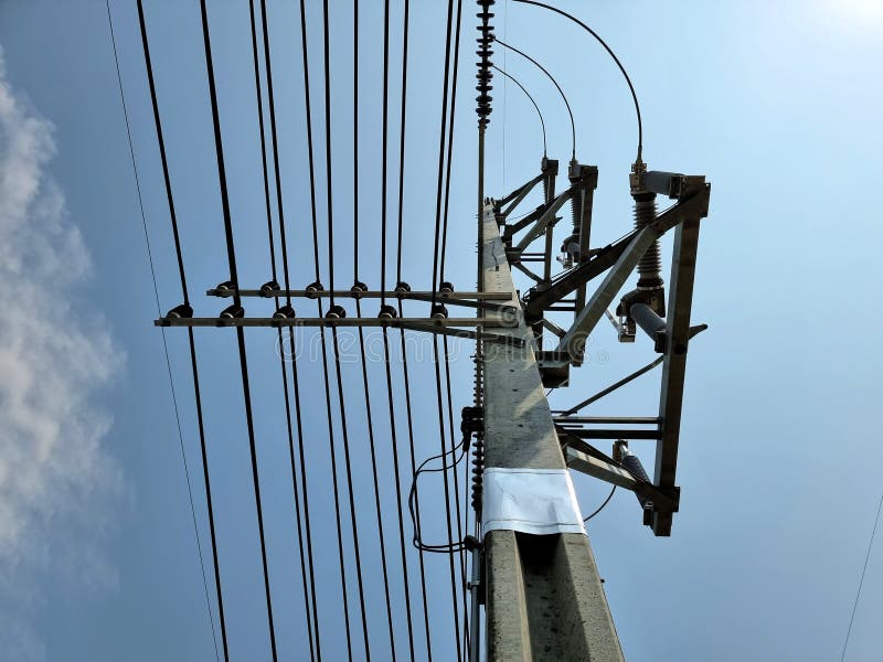 115 kV Load Break Switch stock image. Image of high - 253490051