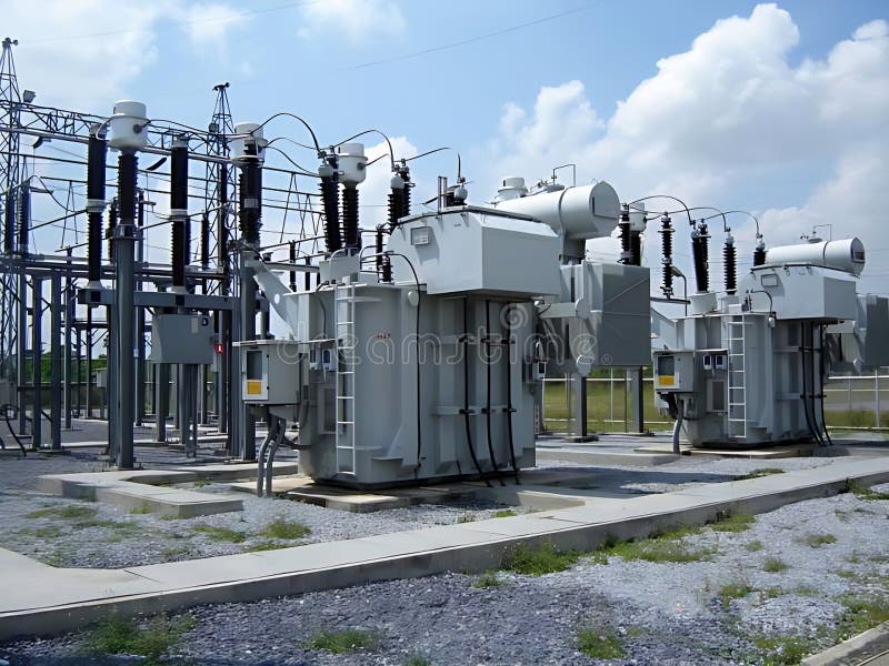 115kV 22kV Power Transformer in the Switchyard Area Stock Image - Image ...