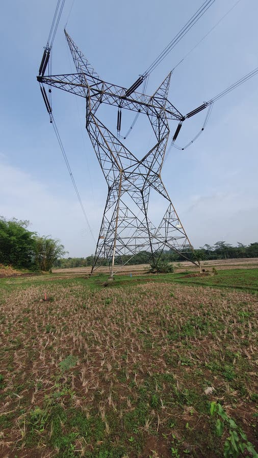 Single-circuit Three-phase Power Transmission Steel Lattice Tower or ...