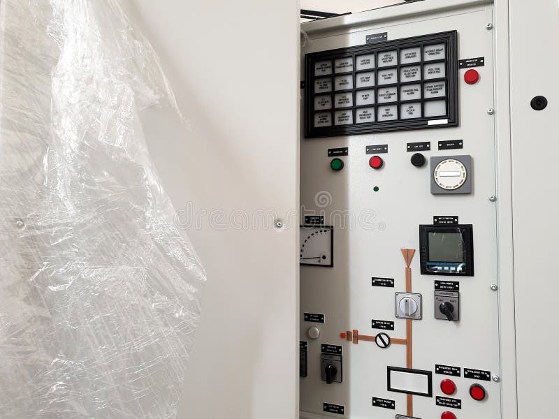 115kV Protection Relay Panel Stock Image - Image of factory, copper ...