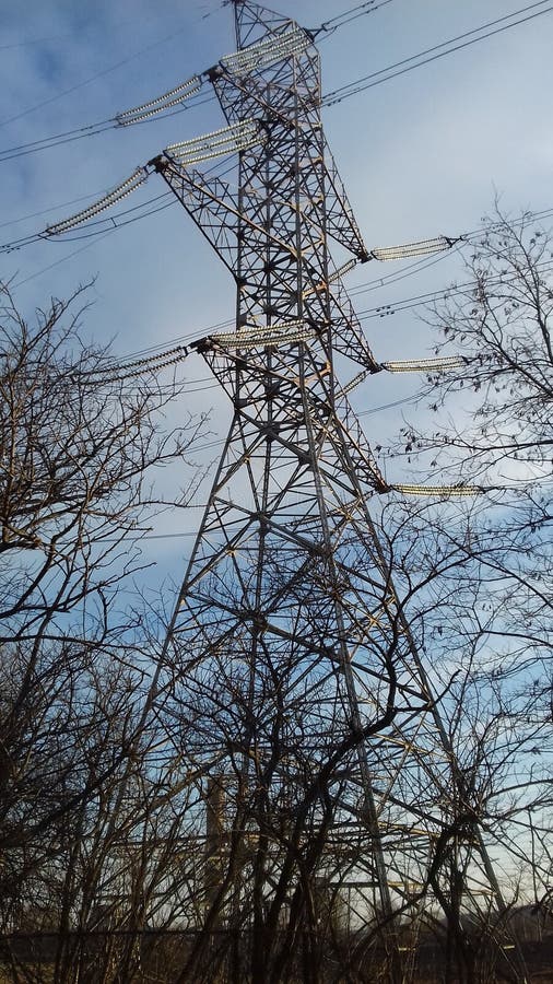 400kV pylon stock photo. Image of mast, streetlight - 256873944