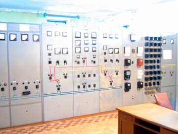 110 KV Substation Control Panel - Classic Grid Technology, Generative ...