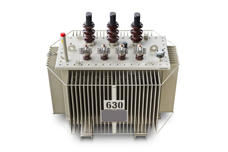 630 KVA Nafciany Zanurzony Transformator Zdjęcie Stock - Obraz złożonej ...