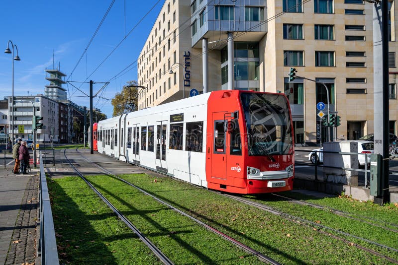 KVB tram editorial photo. Image of tramway, infrastructure - 260903161