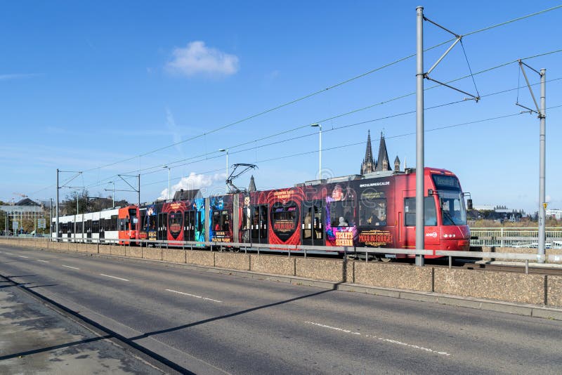 KVB tram editorial stock image. Image of coach, schedule - 260903194