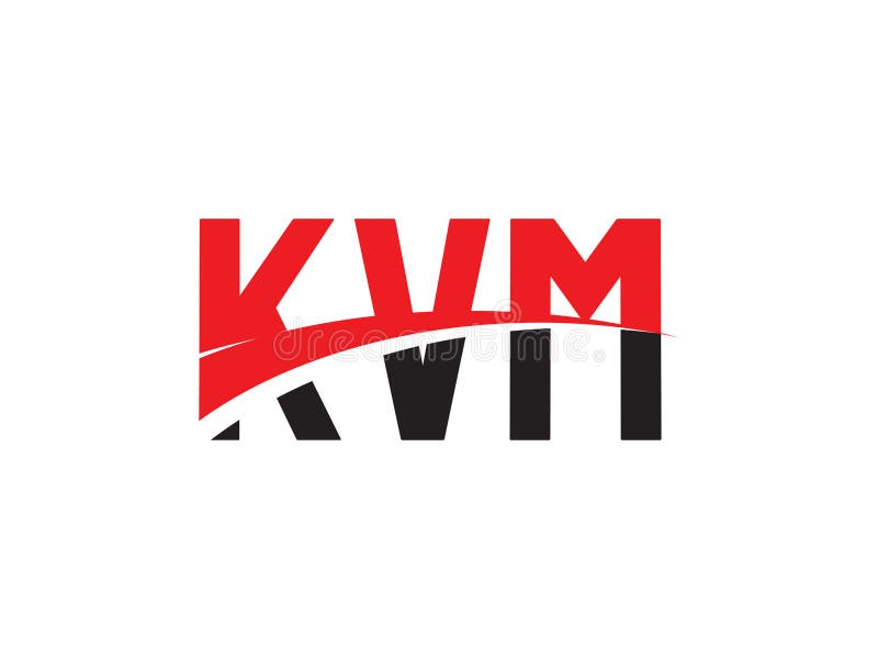 KVM Letter Initial Logo Design Stock Vector - Illustration of mark ...