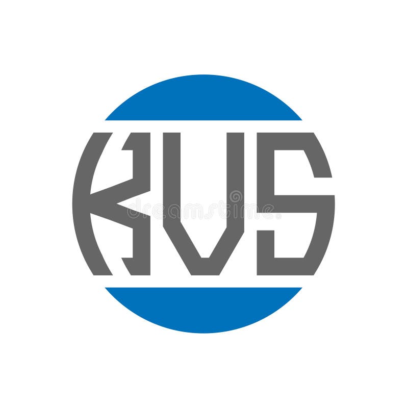 KVS Letter Logo Design on White Background. KVS Creative Initials ...