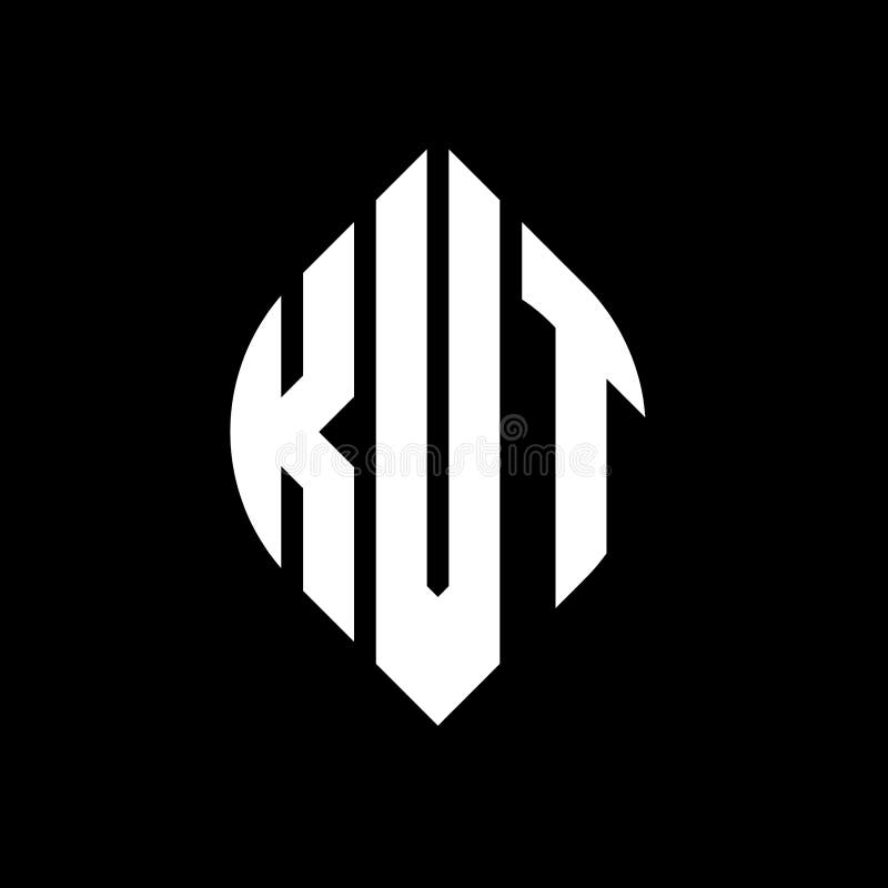 KVT Circle Letter Logo Design with Circle and Ellipse Shape. KVT ...