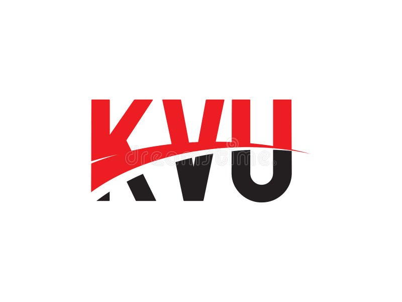 KVU Letter Initial Logo Design Stock Vector - Illustration of mark ...