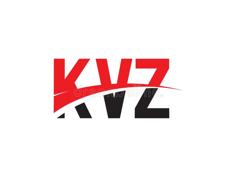KVZ Letter Initial Logo Design Stock Vector - Illustration of creative ...