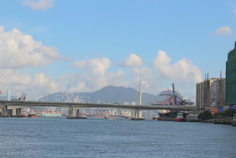 Kwai Tsing Container Terminals in Hong Kong Editorial Image - Image of ...