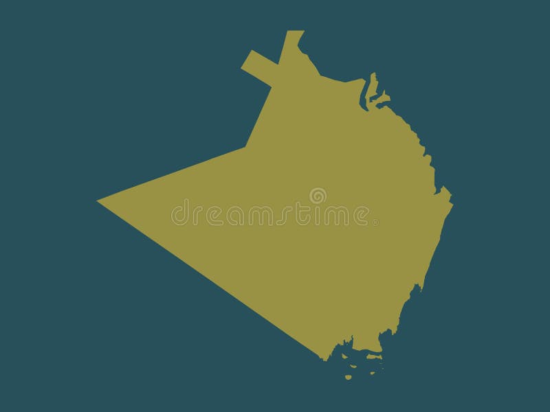 Kwale, Kenya. Solid. No Legend Stock Illustration - Illustration of ...