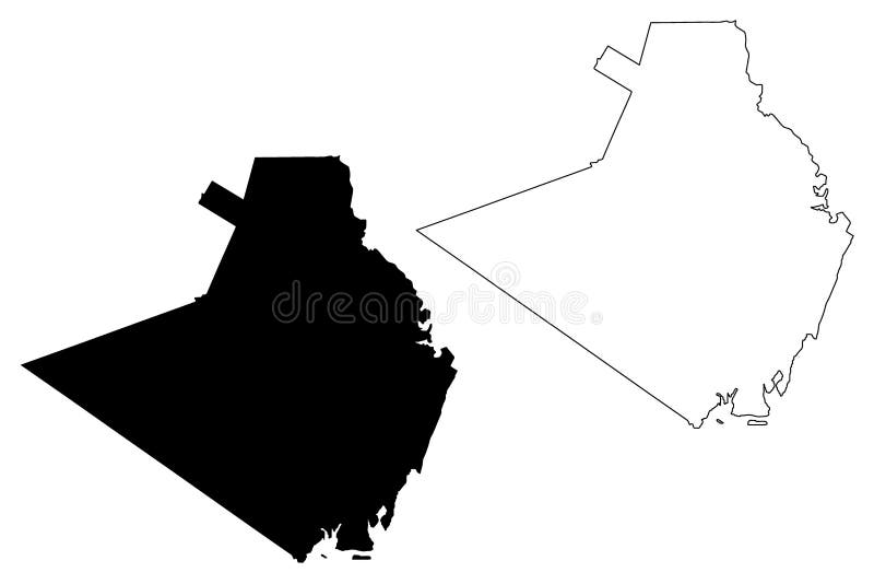 Kwale County Republic of Kenya, Coast Province Map Vector Illustration ...