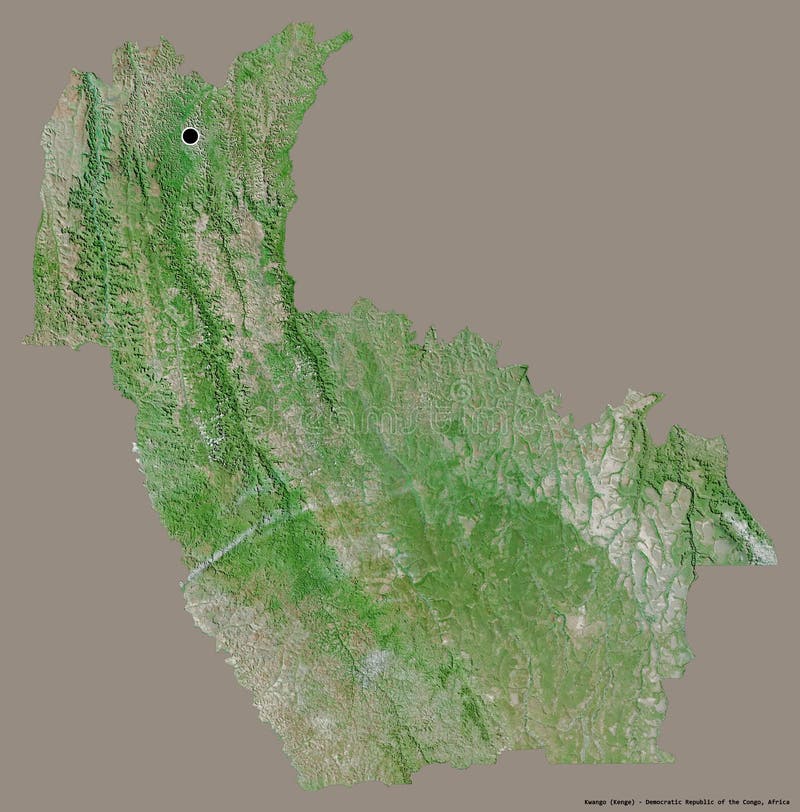 Kwango, Province of Democratic Republic of the Congo, on Solid ...