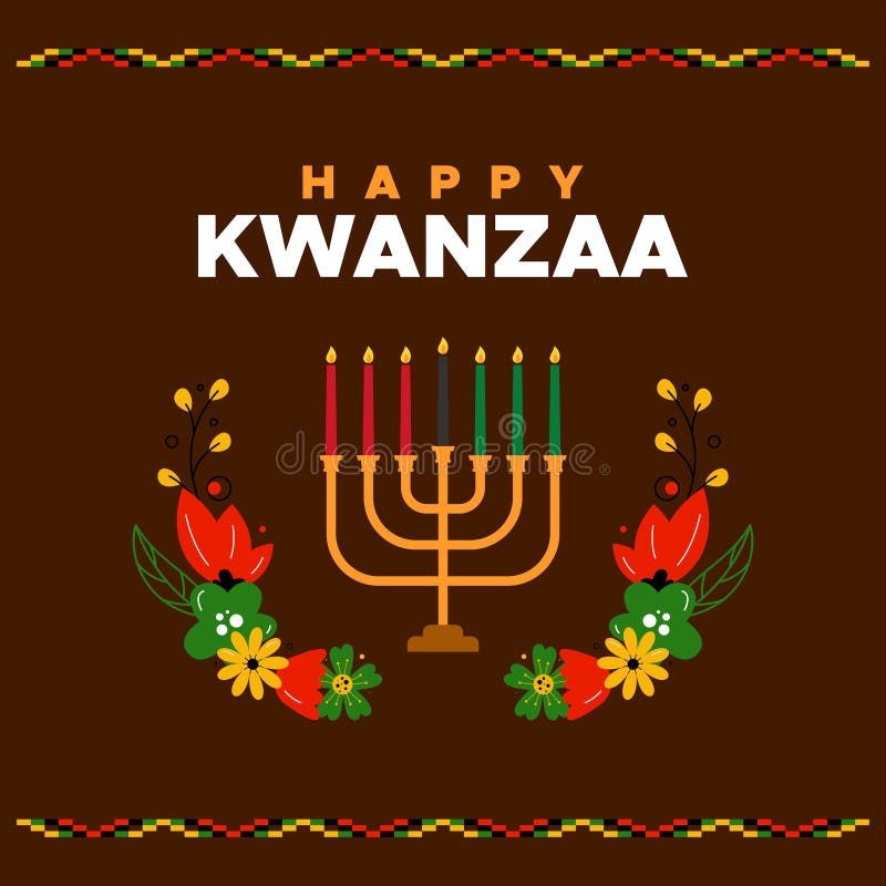 Kwanzaa Banner Element Vector Design Stock Vector - Illustration of ...