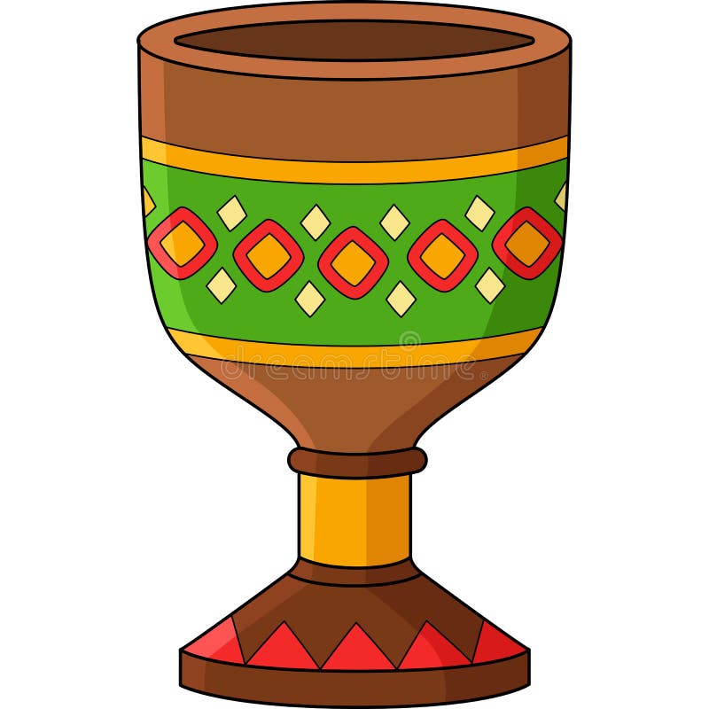 Kwanzaa Unity Cup Cartoon Colored Clipart Stock Vector - Illustration ...