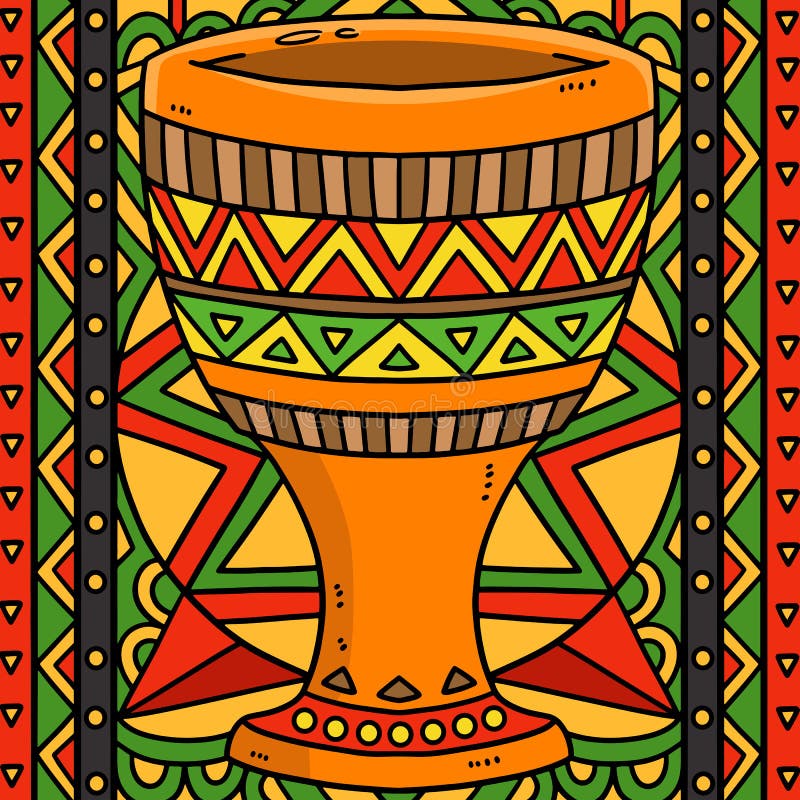 Kwanzaa Unity Cup Colored Cartoon Illustration Stock Vector ...