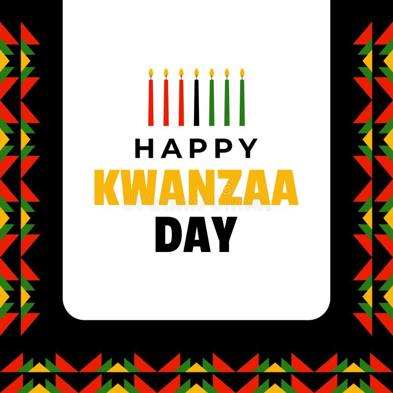 Kwanzaa Vector Design Illustration Stock Vector - Illustration of afro ...