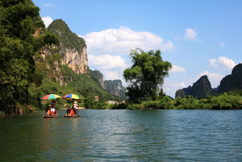 Kweilin stock image. Image of asia, kweilin, guilin, river - 12649919