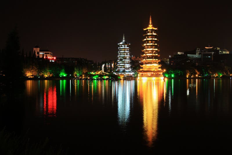 Kweilin stock image. Image of loch, china, cliff, bank - 12649919