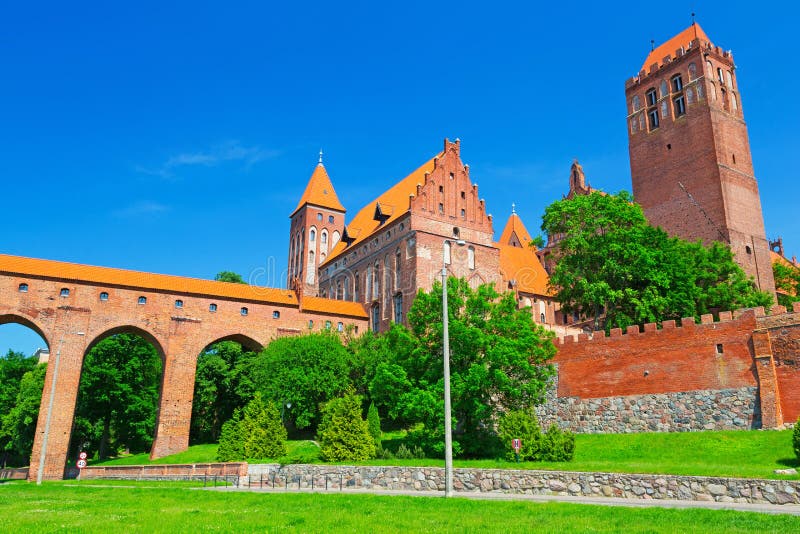 Kwidzyn Castle Arcs in Kwidzyn, Poland Stock Image - Image of kwitzyn ...