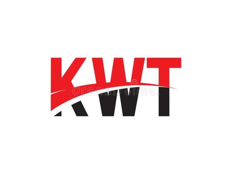 KWT Letter Initial Logo Design Stock Vector - Illustration of corporate ...