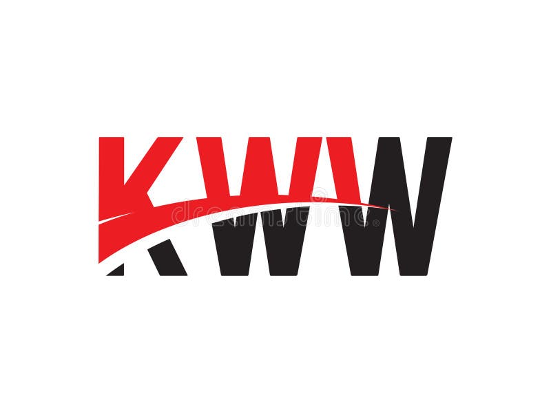 KWW Letter Initial Logo Design Stock Vector - Illustration of emblem ...