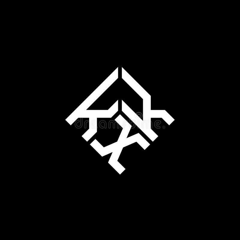 KXK Letter Logo Design on Black Background. KXK Creative Initials ...