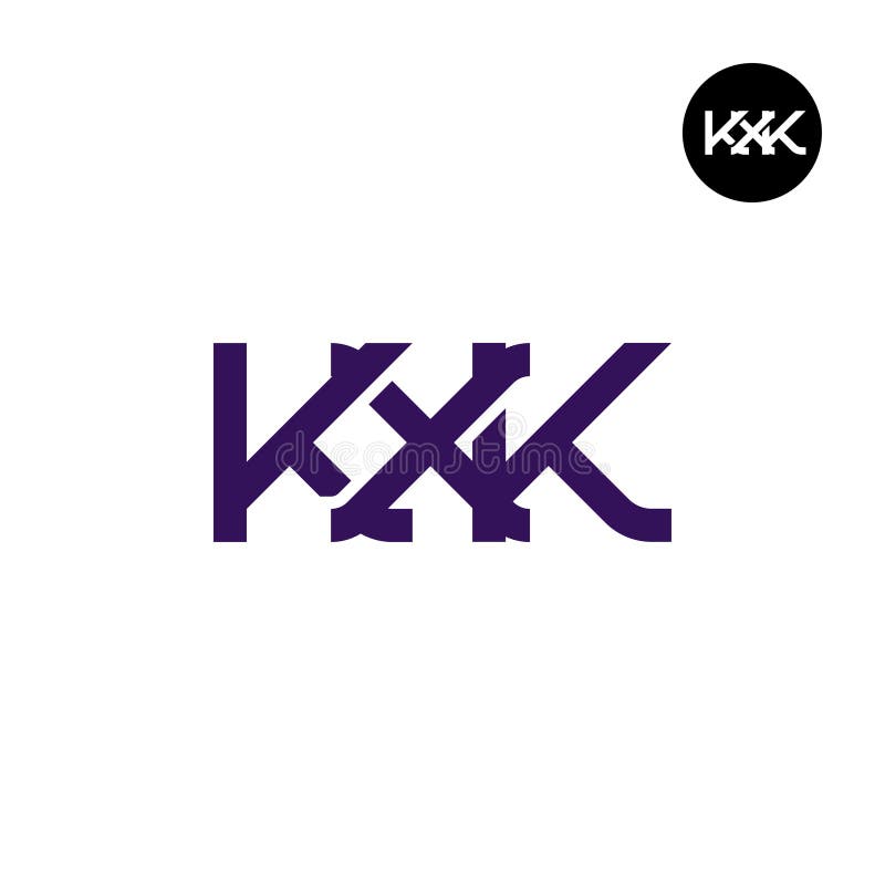 Kxk Monogram Stock Illustrations – 12 Kxk Monogram Stock Illustrations ...