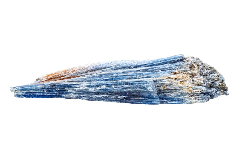 Kyanite Mineral Stone a White Background Stock Photo - Image of ...