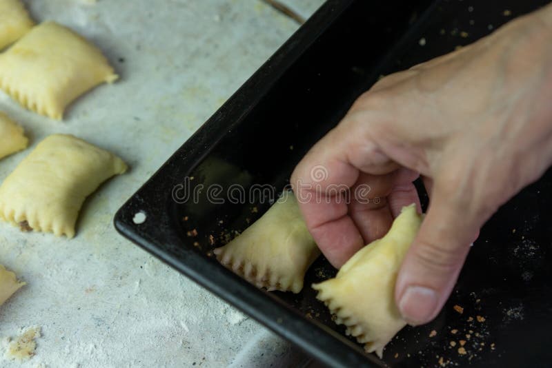 Kyata. Baking on a Baking Sheet Stock Photo - Image of homemade, tasty ...