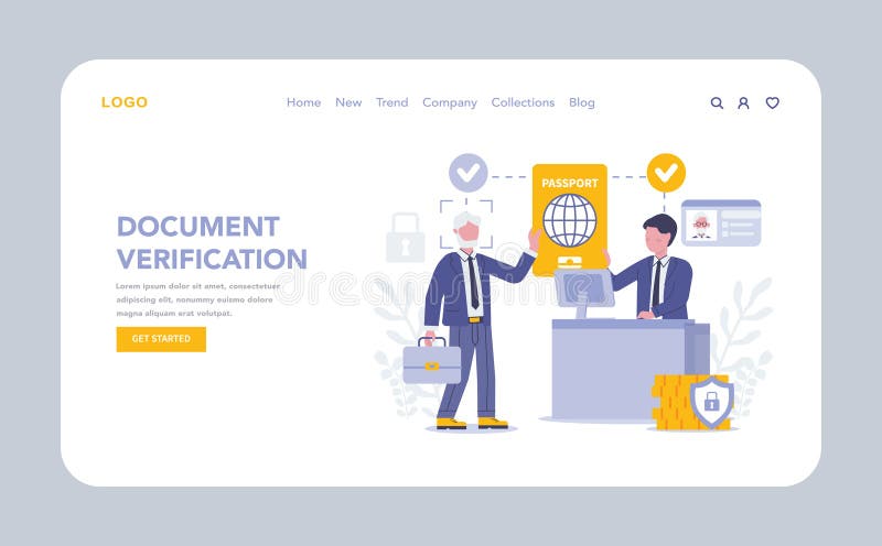 KYC Concept. Flat Vector Illustration. Stock Vector - Illustration of ...