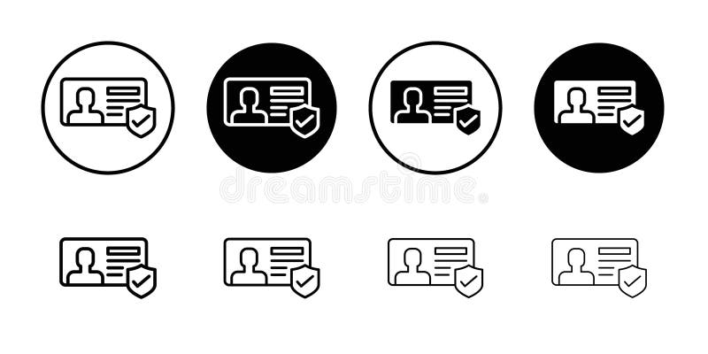 KYC icon logo set vector stock illustration. Illustration of cyberspace ...