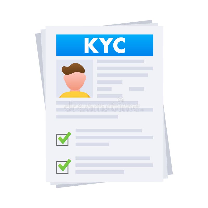 KYC or Know Your Customer. Idea of Business Identification and Finance ...