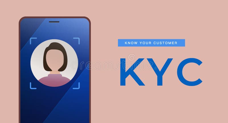 KYC - Know Your Customer Horizontal Banner Concept Stock Vector ...