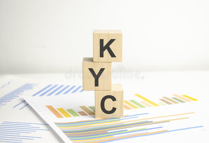 KYC - Know Your Customer. Wooden Blocks with Text KYC Stock Photo ...