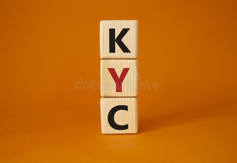 KYC - Know Your Customer. Wooden Cubes with Word KYC. Beautiful Orange ... KYC - Know Your Customer. Wooden Cubes with Word KYC. Beautiful Orange ...