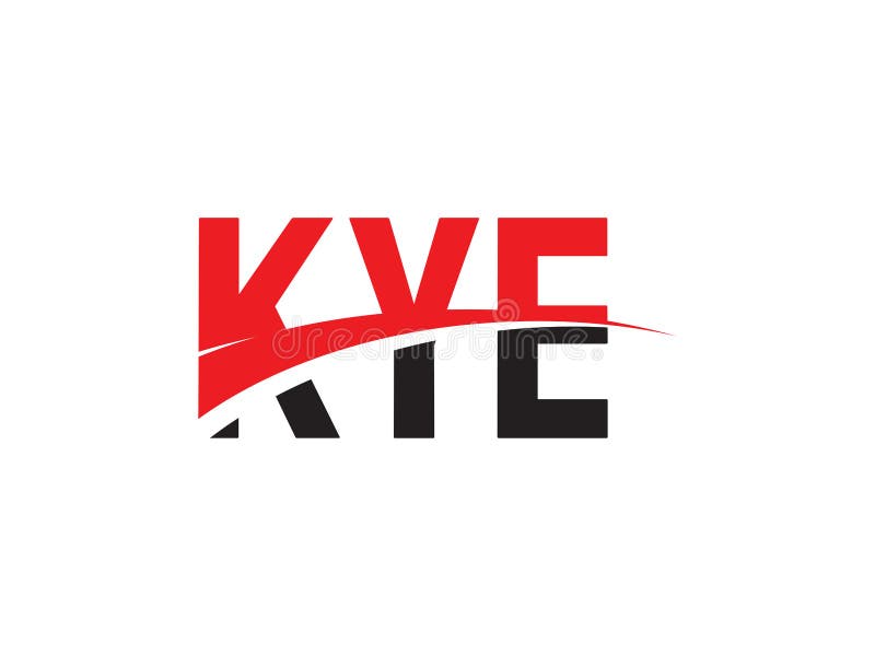 KYE Letter Initial Logo Design Stock Vector - Illustration of concept ...