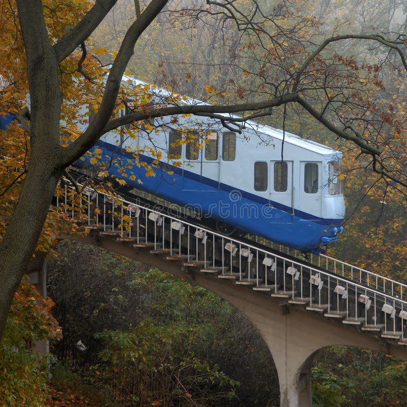 Kyiv Capital of Ukraine. Funicular Stock Image - Image of dnepr, aerial ...