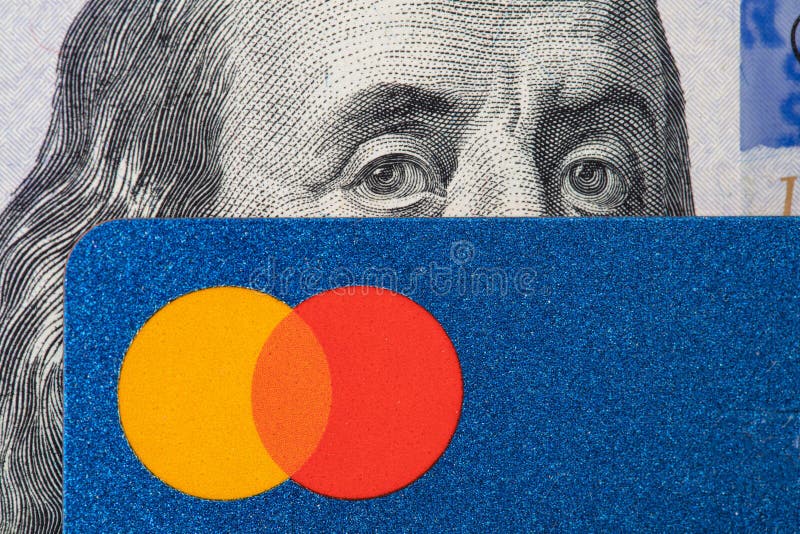 Debit Card and US 100 Dollar Banknote Editorial Stock Image - Image of ...