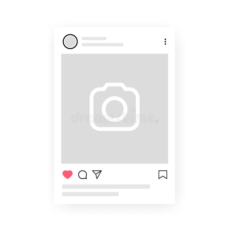 Blank Instagram Post