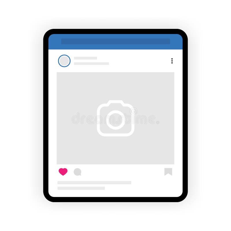 Kyiv, Ukraine - August 1, 2021: Tablet Pc with Facebook Post Interface ...