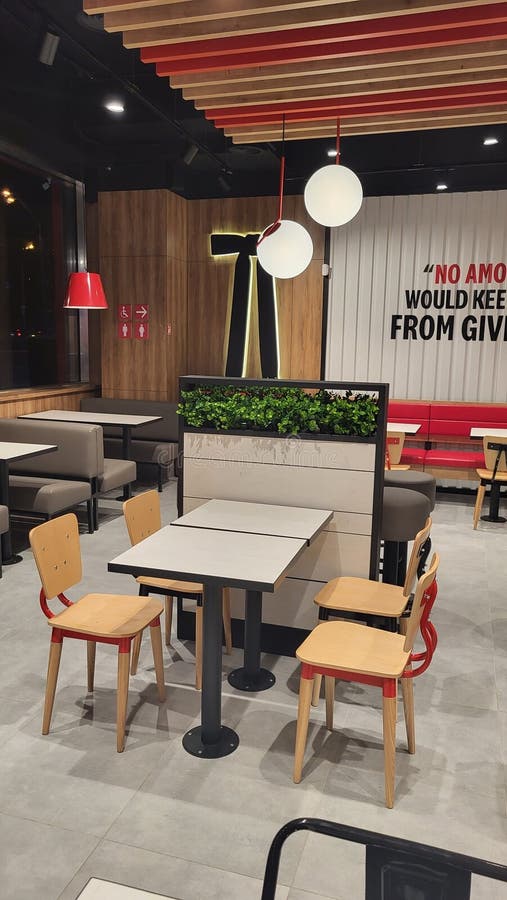 Kyiv, Ukraine August 19, 2024: View Inside the KFC Restaurant ...